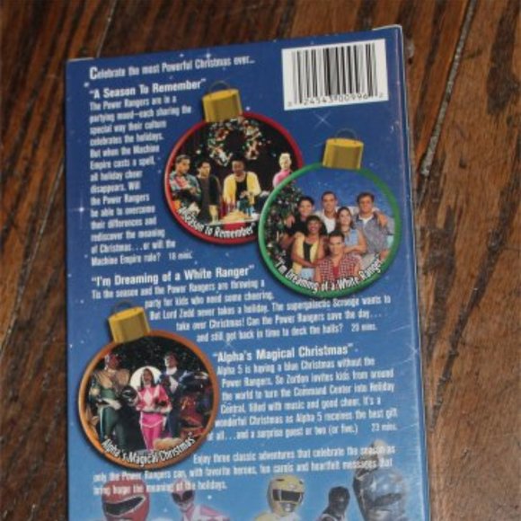 Holiday | Holiday Special Power Rangers Vintage Vhs Sealed New | Poshmark